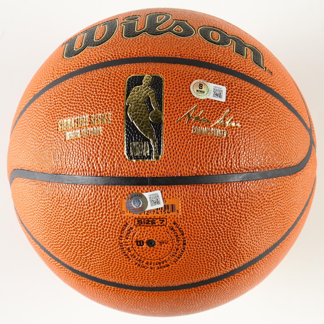 Magic Johnson & Larry Bird Signed NBA Finals Trophy Special Edition ...
