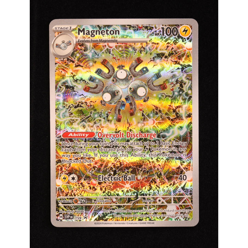 Magneton 2023-24 Pokemon Scarlet and Violet Black Star Promos #159 ...