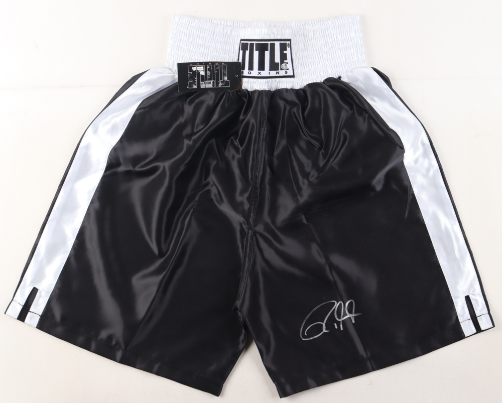 Roy Jones Jr. Signed Title Boxing Trunks (Schwartz) | Pristine Auction