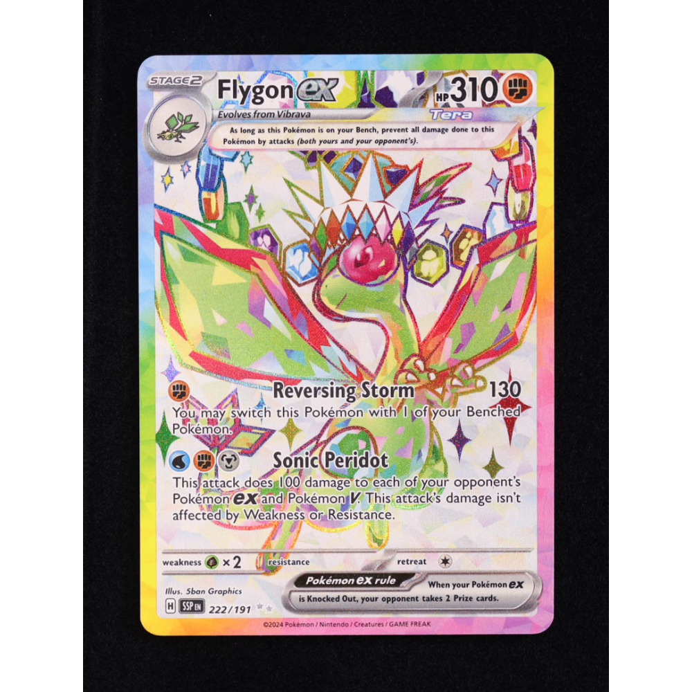 Flygon ex 2024 Pokemon Scarlet and Violet Surging Sparks #222 ...