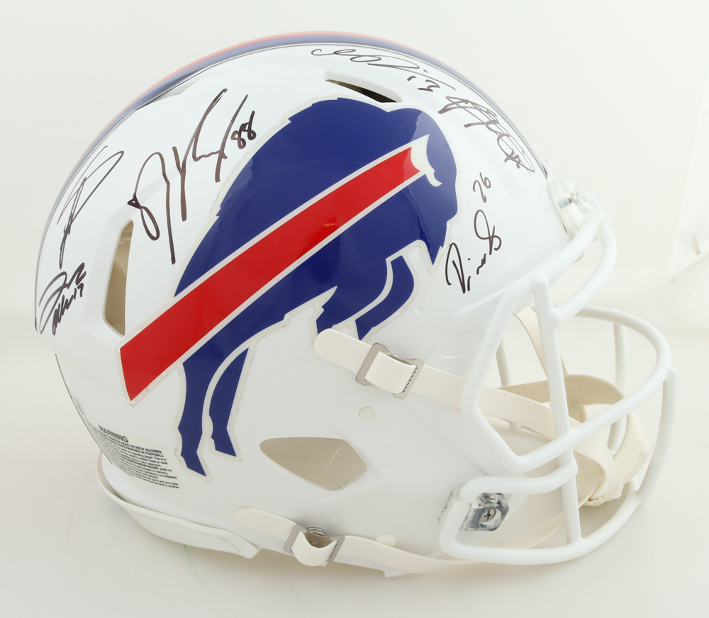 Bills Full-Size Authentic On-Field Speed Helmet Signed By (6) With Josh ...
