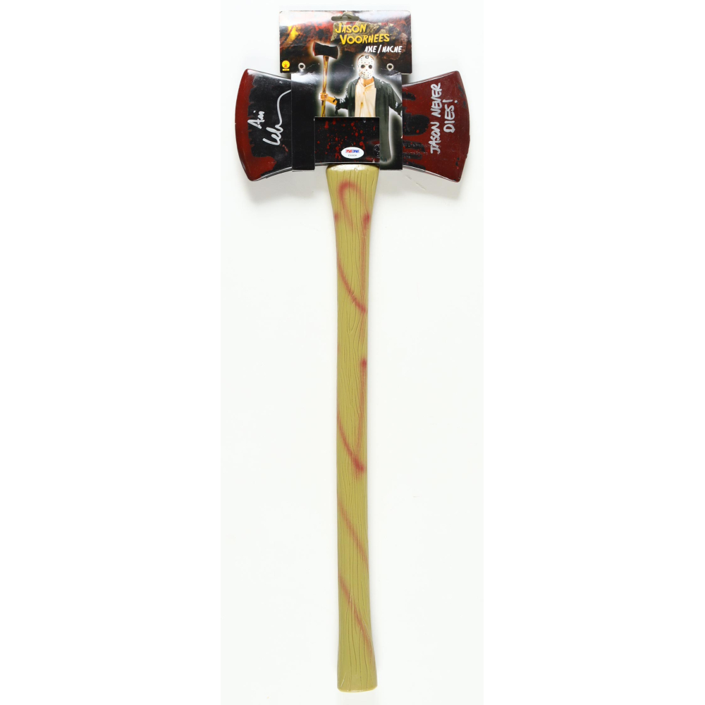 Ari Lehman Signed "Friday The 13th" Axe Prop Replica Inscribed "Jason ...