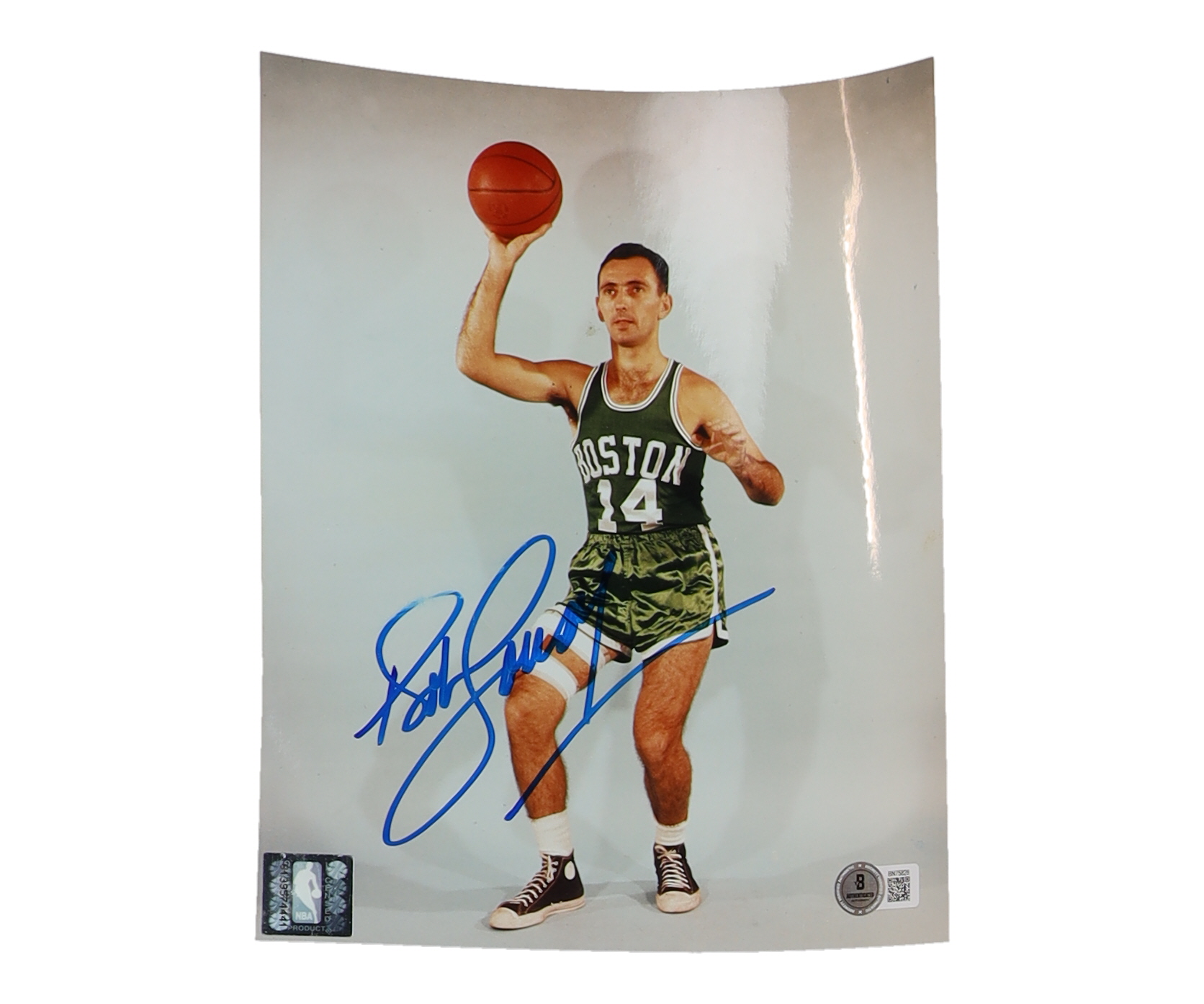 Bob Cousy Signed Celtics 8x10 Photo (Beckett) | Pristine Auction