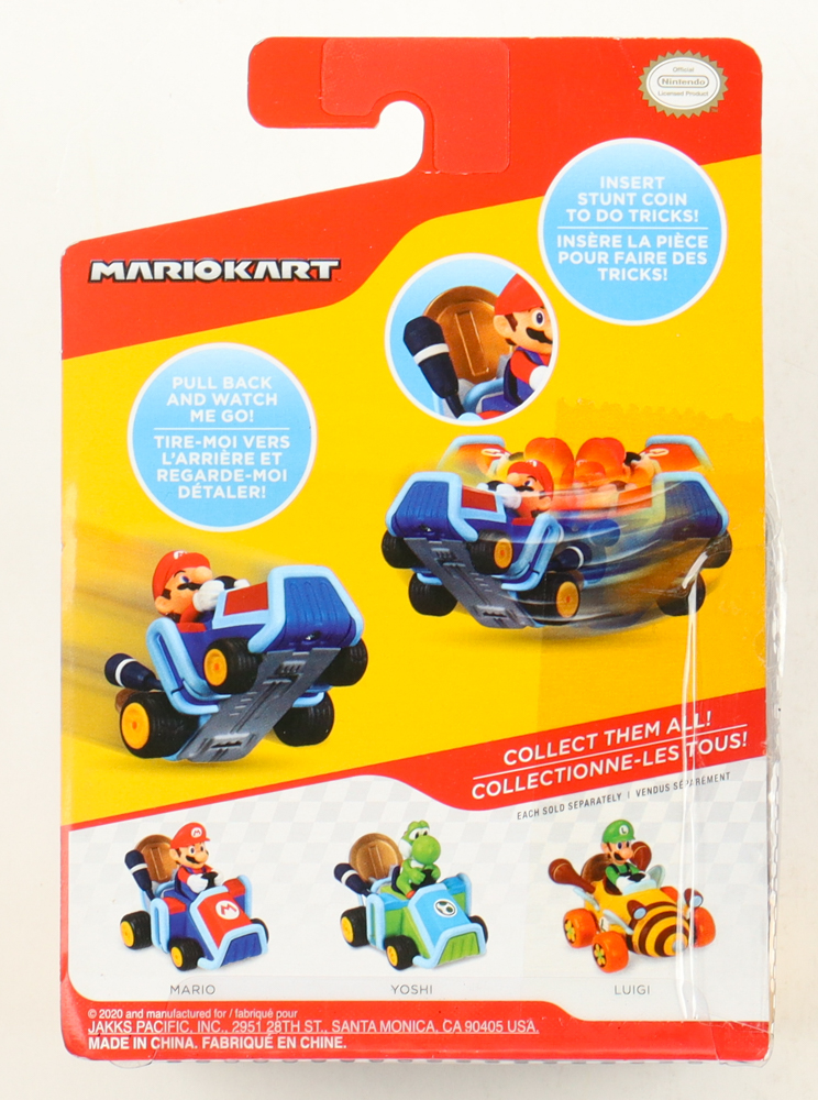 Charles Martinet Signed "Mario Kart" Luigi Coin Racers Action Figure ...