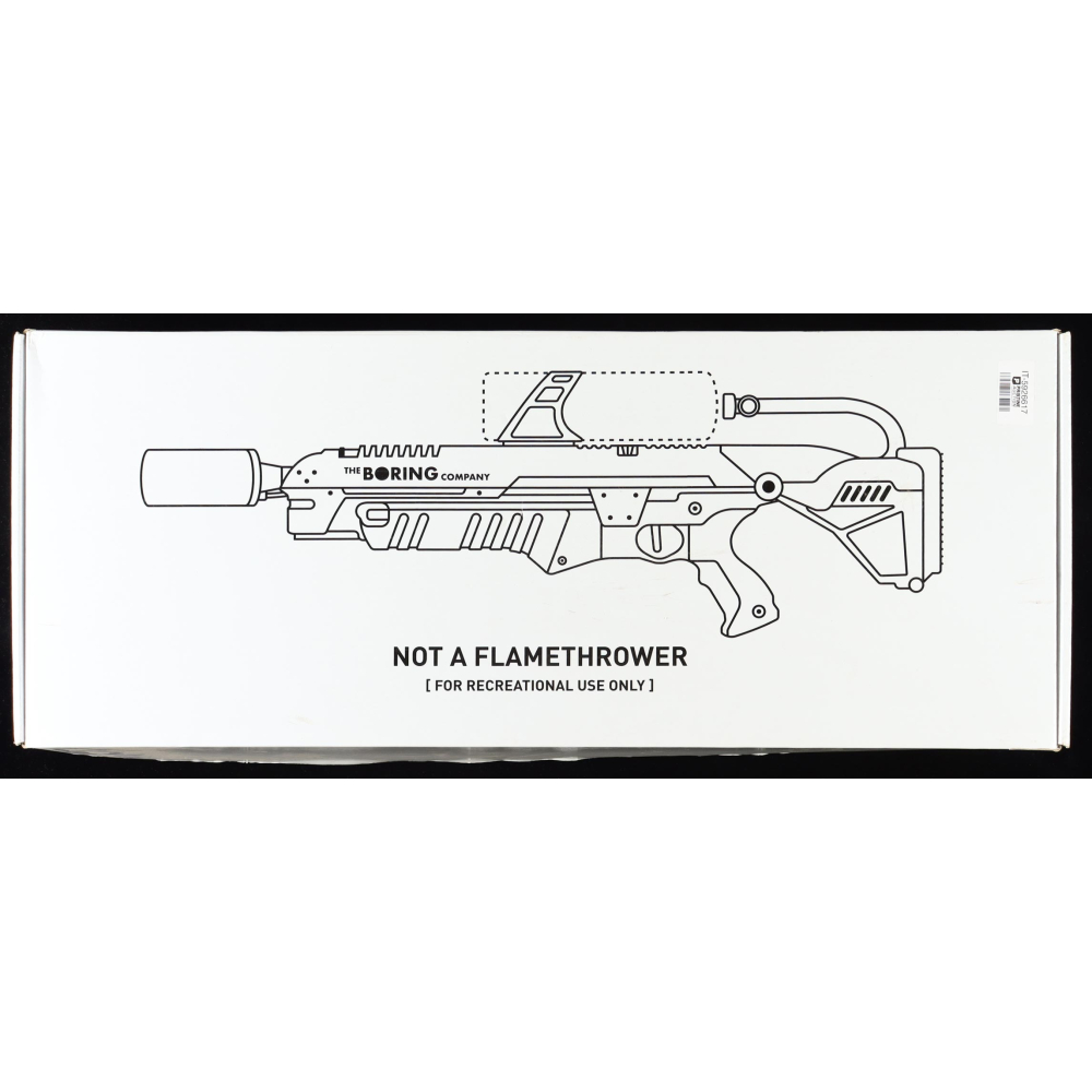 The Boring Company "Not A Flamethrower" With Original Box and Manual ...