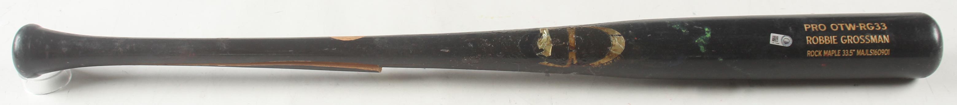 Robbie Grossman Player Model Game-Used Broken Baseball Bat (MLB ...