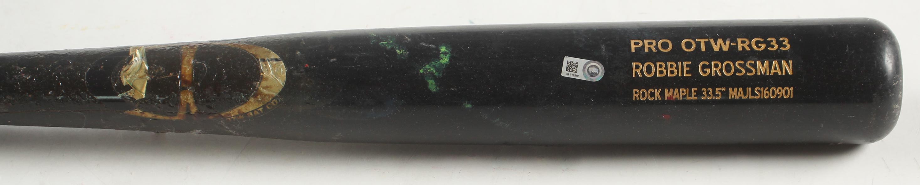 Robbie Grossman Player Model Game-Used Broken Baseball Bat (MLB ...