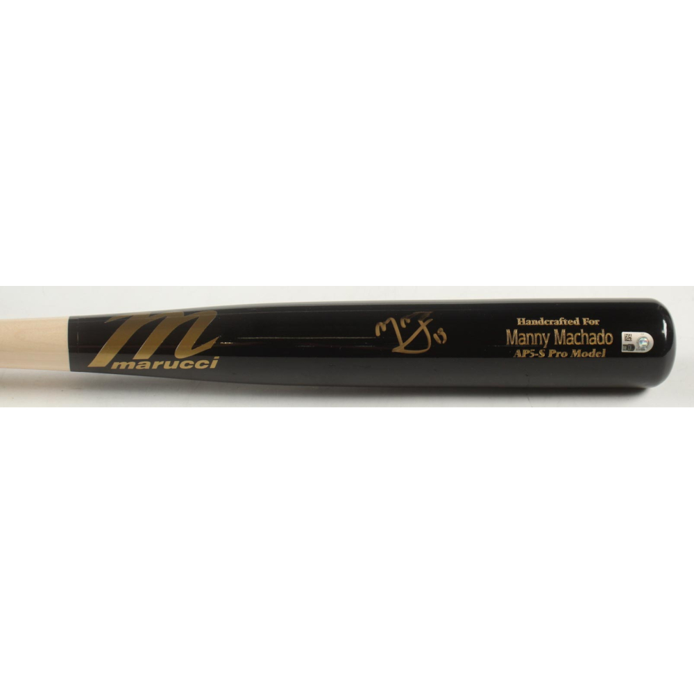 Manny Machado Signed Marucci Baseball Bat (Fanatics) | Pristine Auction