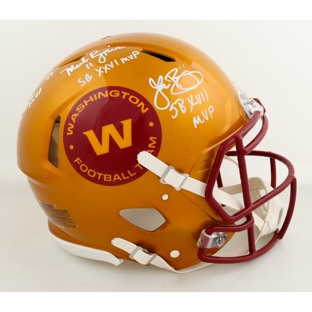 Joe Theismann, Doug Williams & Mark Rypien Signed Commanders Full-Size ...