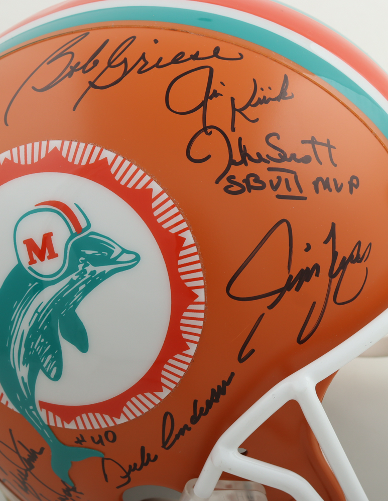 1972 Dolphins Full-Size Authentic Helmet Team-Signed By (27) With Don ...