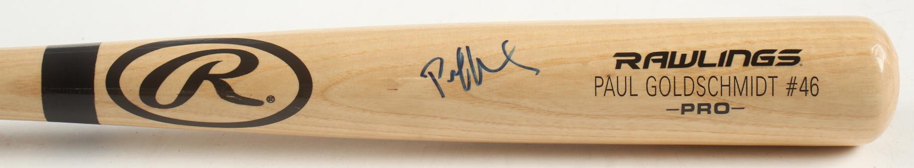 Paul Goldschmidt Signed Player Model Rawlings Pro Baseball Bat (Beckett ...