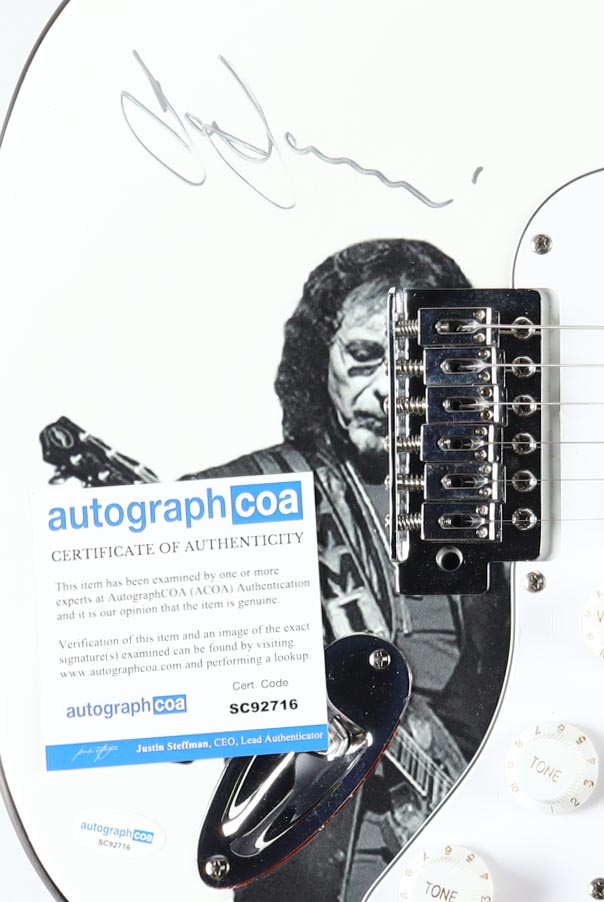 Tony Iommi Signed Custom Electric Guitar (ACOA & Autograph Pros ...