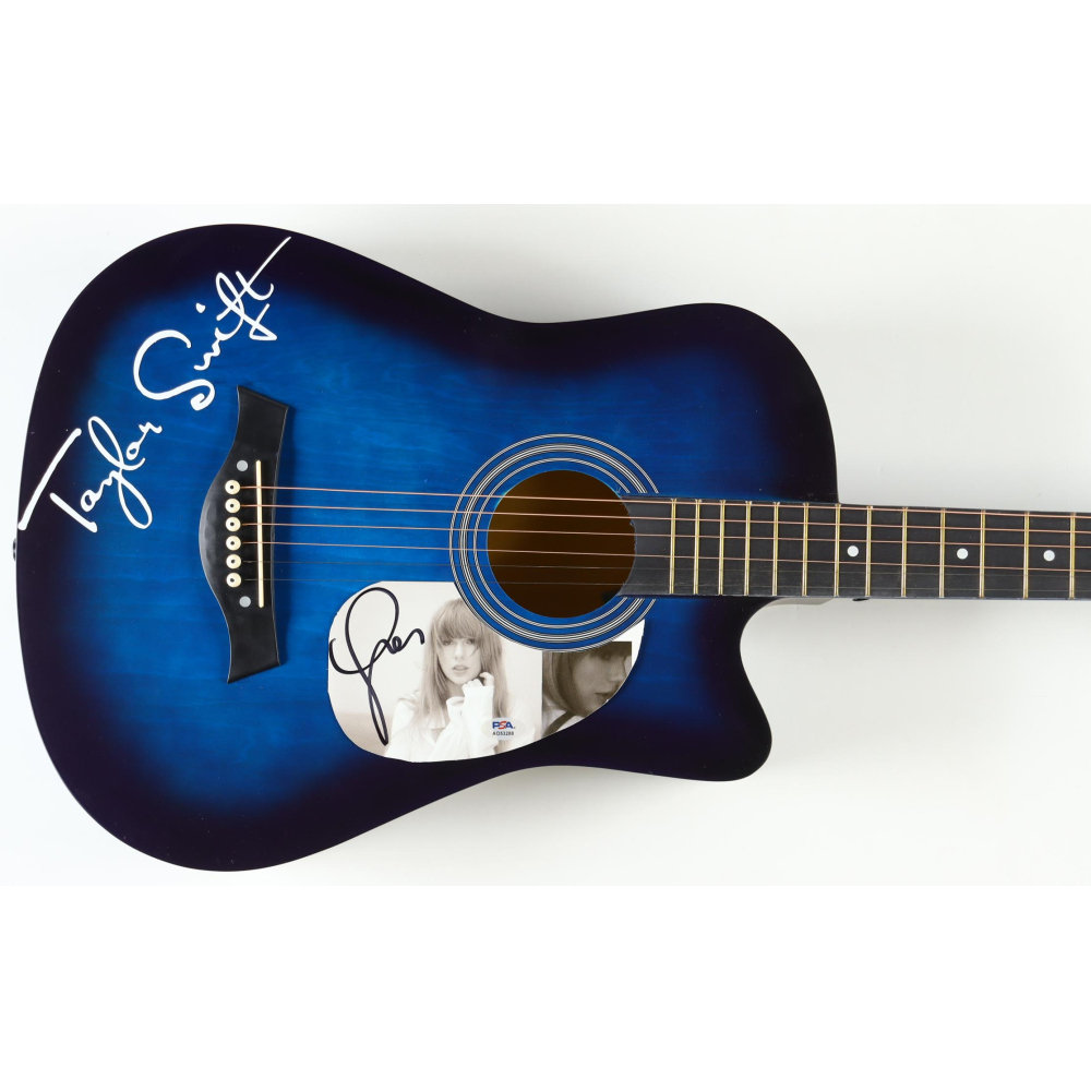 Taylor Swift Signed 39" Acoustic Guitar (PSA) | Pristine Auction