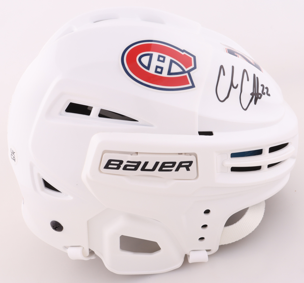 Cole Caufield Signed Canadiens Full-Size Helmet (Beckett) | Pristine ...
