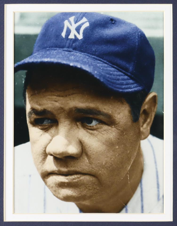 Babe Ruth Yankees Custom Framed Jersey Display with (2) Cloth Logo ...