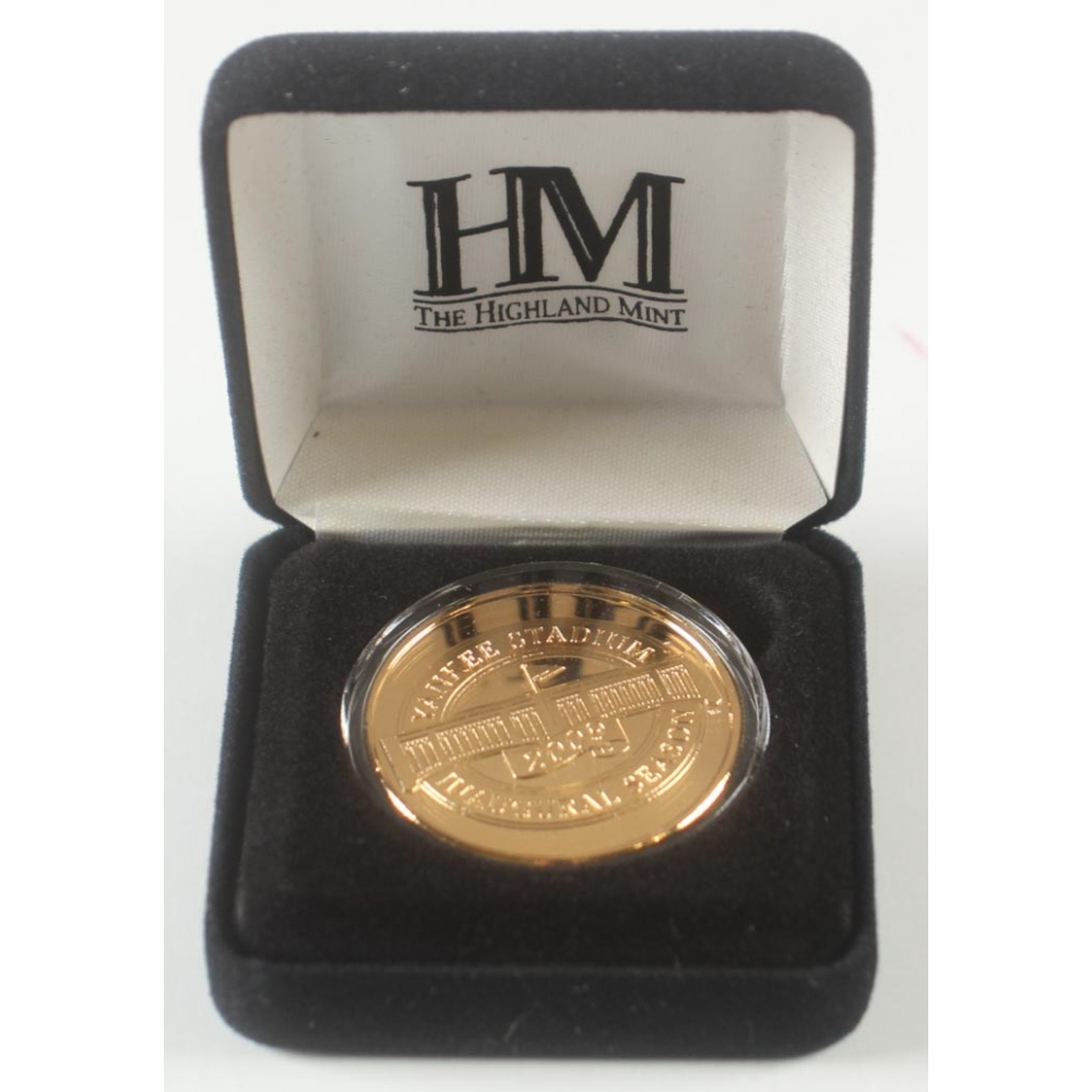 2009 Yankee Stadium Inaugural Season LE 24Kt Overlay Commemorative ...