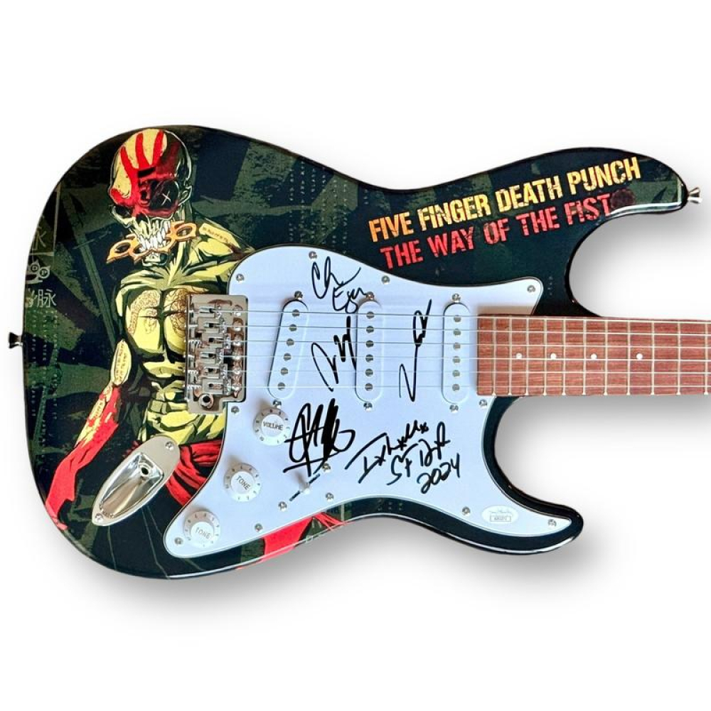 Five Finger Death Punch "The Way of the Fist" Stratocaster Style Guitar ...