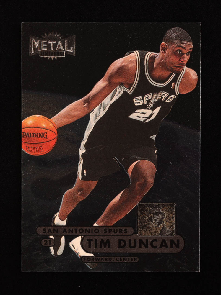 Tim Duncan 1997-98 Metal Universe Championship #72 RC | Pristine Auction
