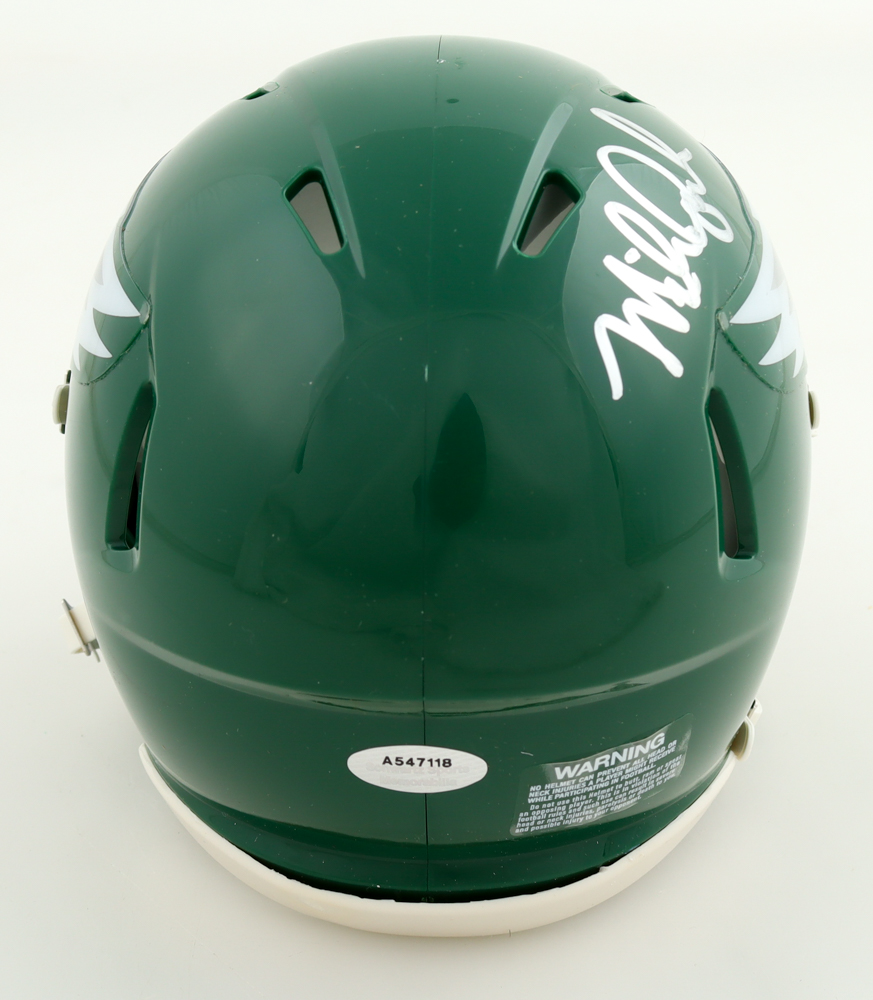 Mike Quick Signed Eagles Throwback Alternate Speed Mini Helmet ...