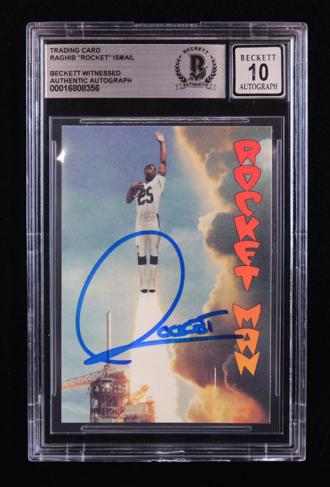 Rocket Ismail Signed Custom Trading Card (BGS | Auto 10) | Pristine Auction