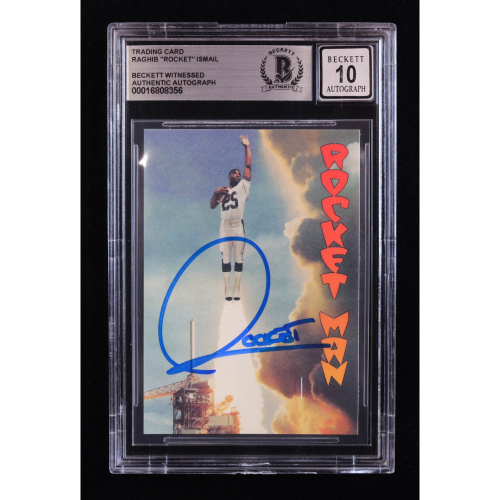 Rocket Ismail Signed Custom Trading Card (BGS | Auto 10) | Pristine Auction