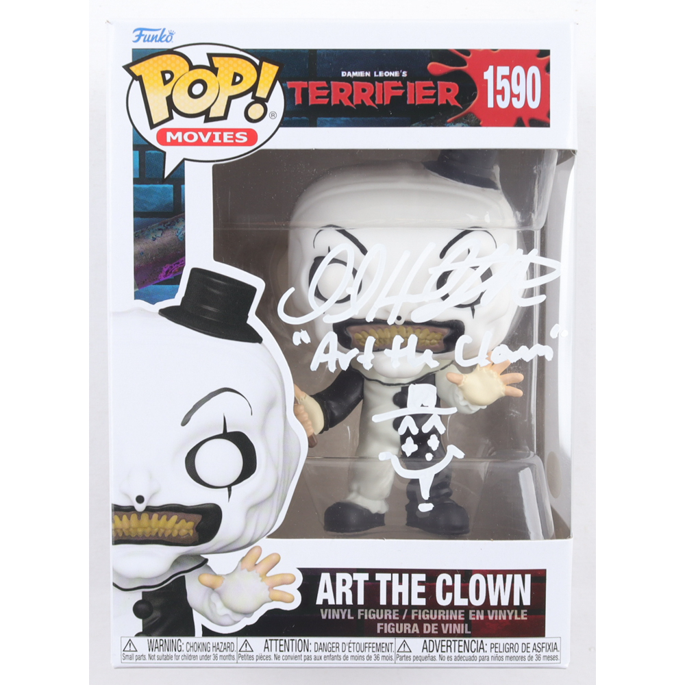 David Howard Thornton Signed "Terrifier" #1590 Art The Clown Funko Pop ...