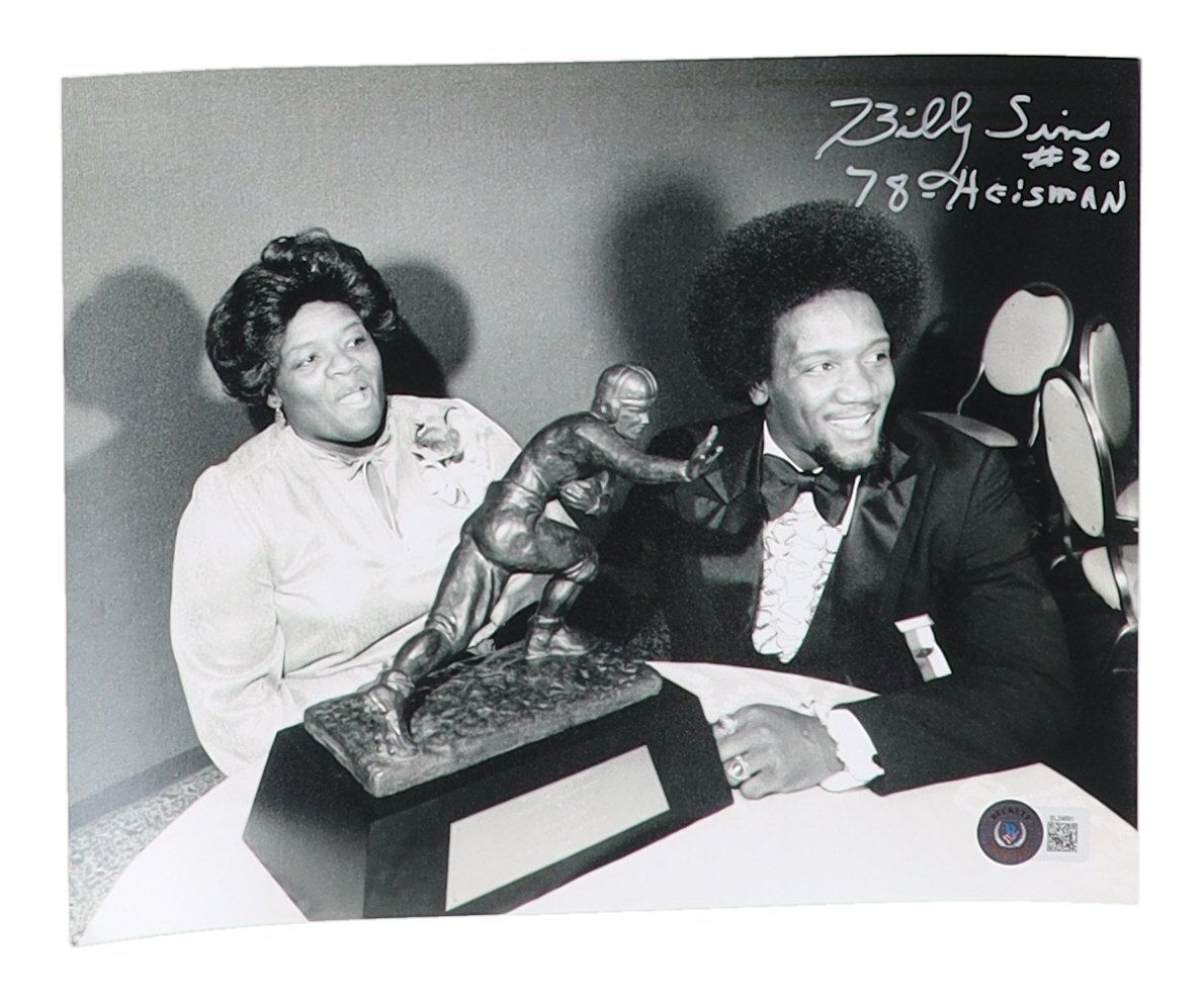 Billy Sims Signed 8x10 Photo Inscribed "78 Heisman" (JSA) | Pristine ...