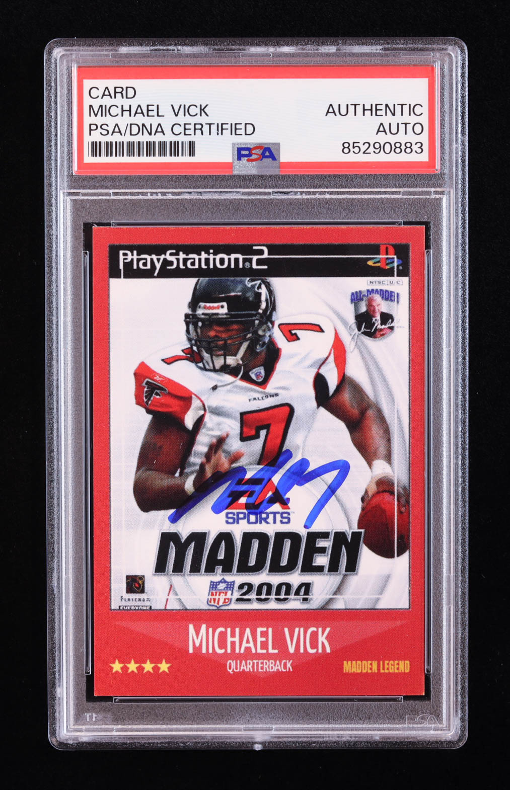 Michael Vick Signed Custom Trading Card (PSA) | Pristine Auction