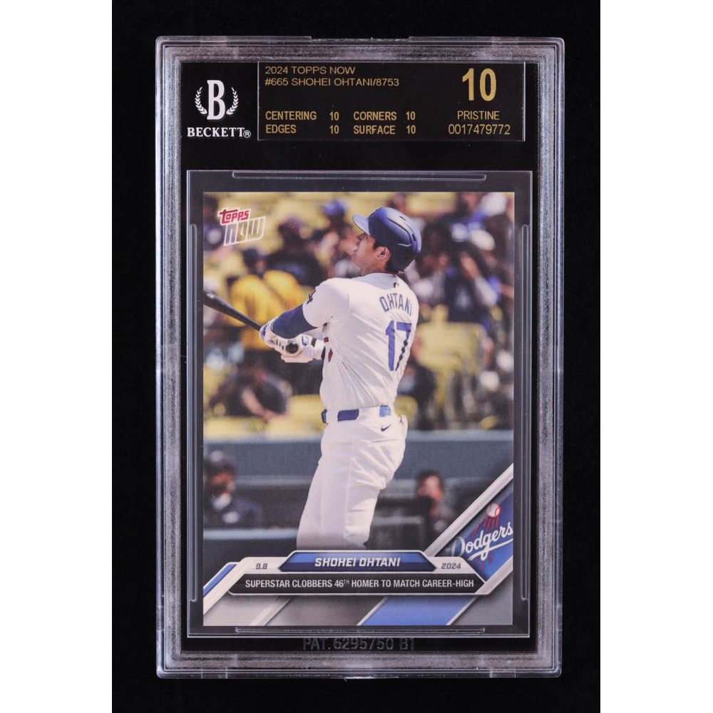 Shohei Ohtani 2024 Topps Now #665 (BGS Black Label 10) | Pristine Auction