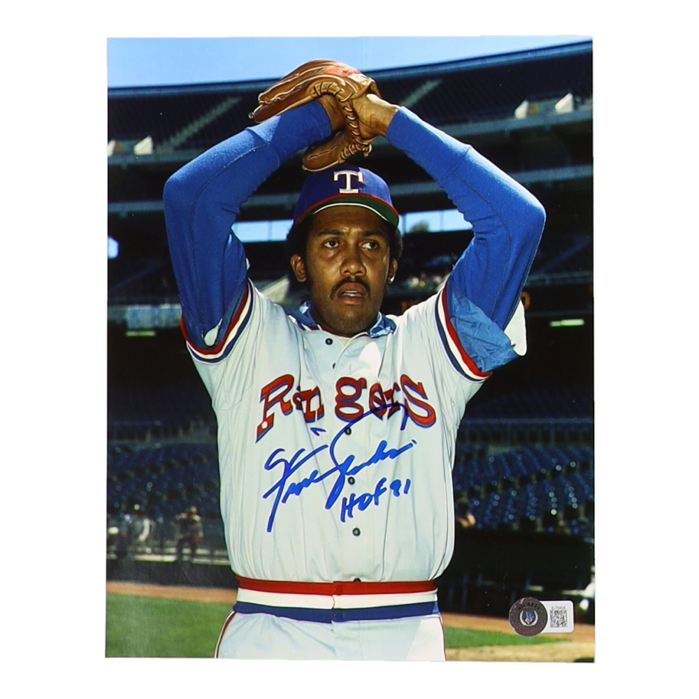 Fergie Jenkins Signed Cubs 8x10 Photo Inscribed "HOF 91" (Beckett ...