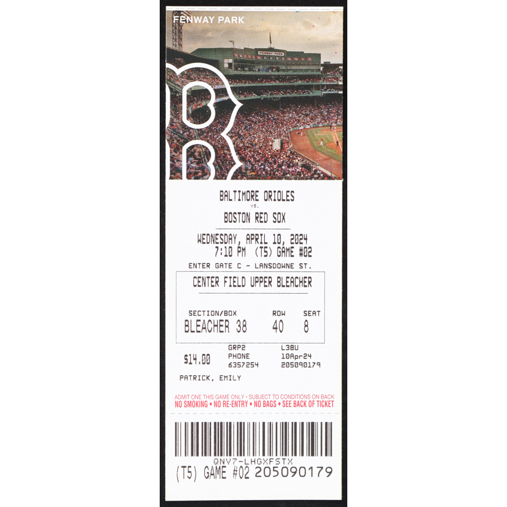 Jackson Holliday Debut Game Ticket | Pristine Auction