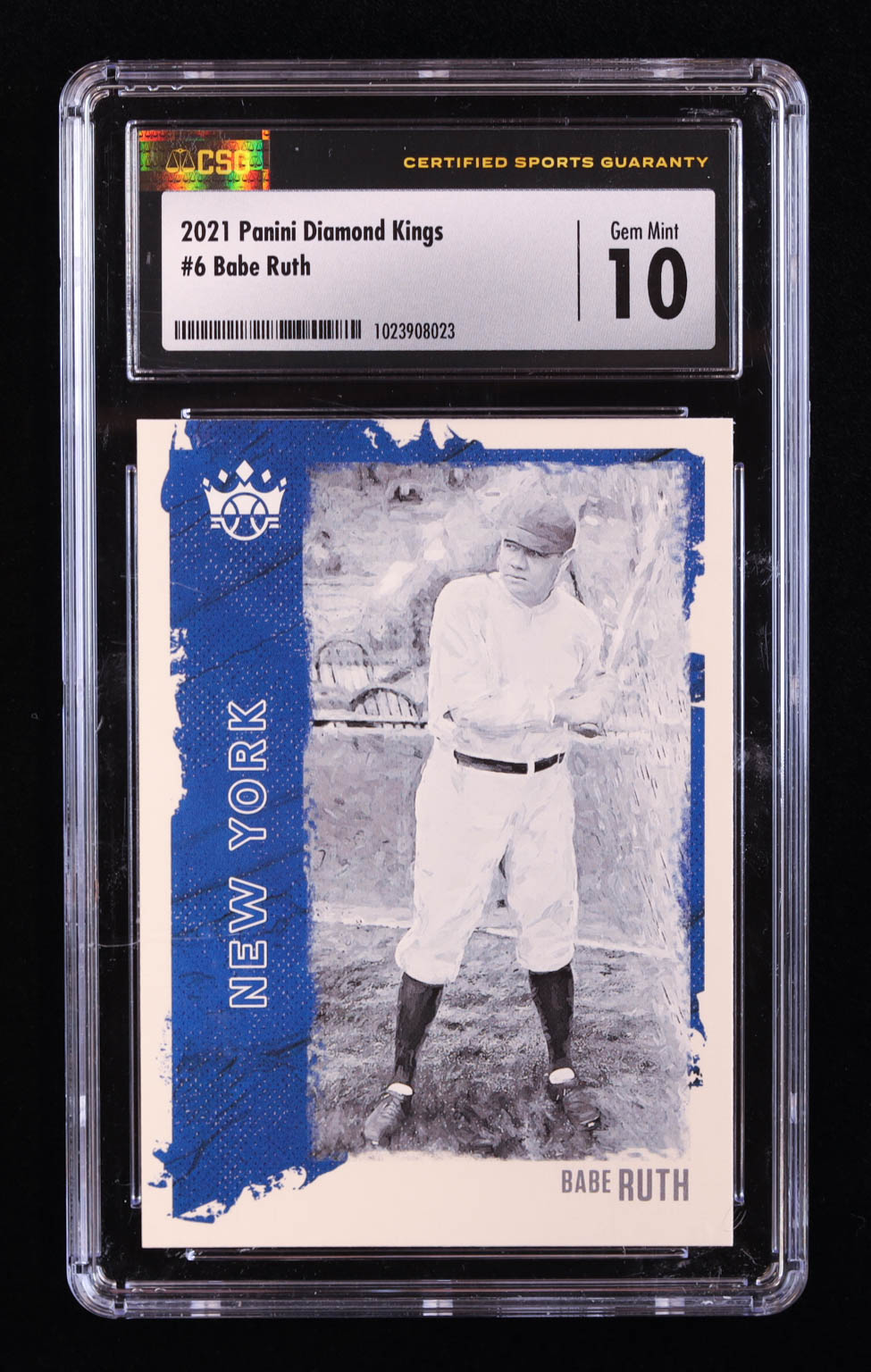 Babe Ruth 2021 Diamond Kings #6 (CSG 10) | Pristine Auction