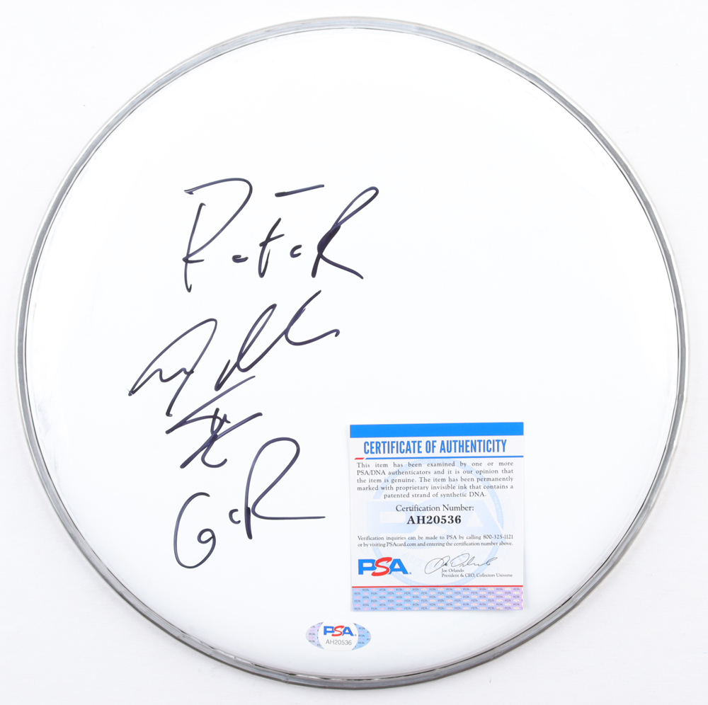 Steven Adler Signed 10.5" Drum Head Inscribed "GnR" & "R.F.R." (PSA ...