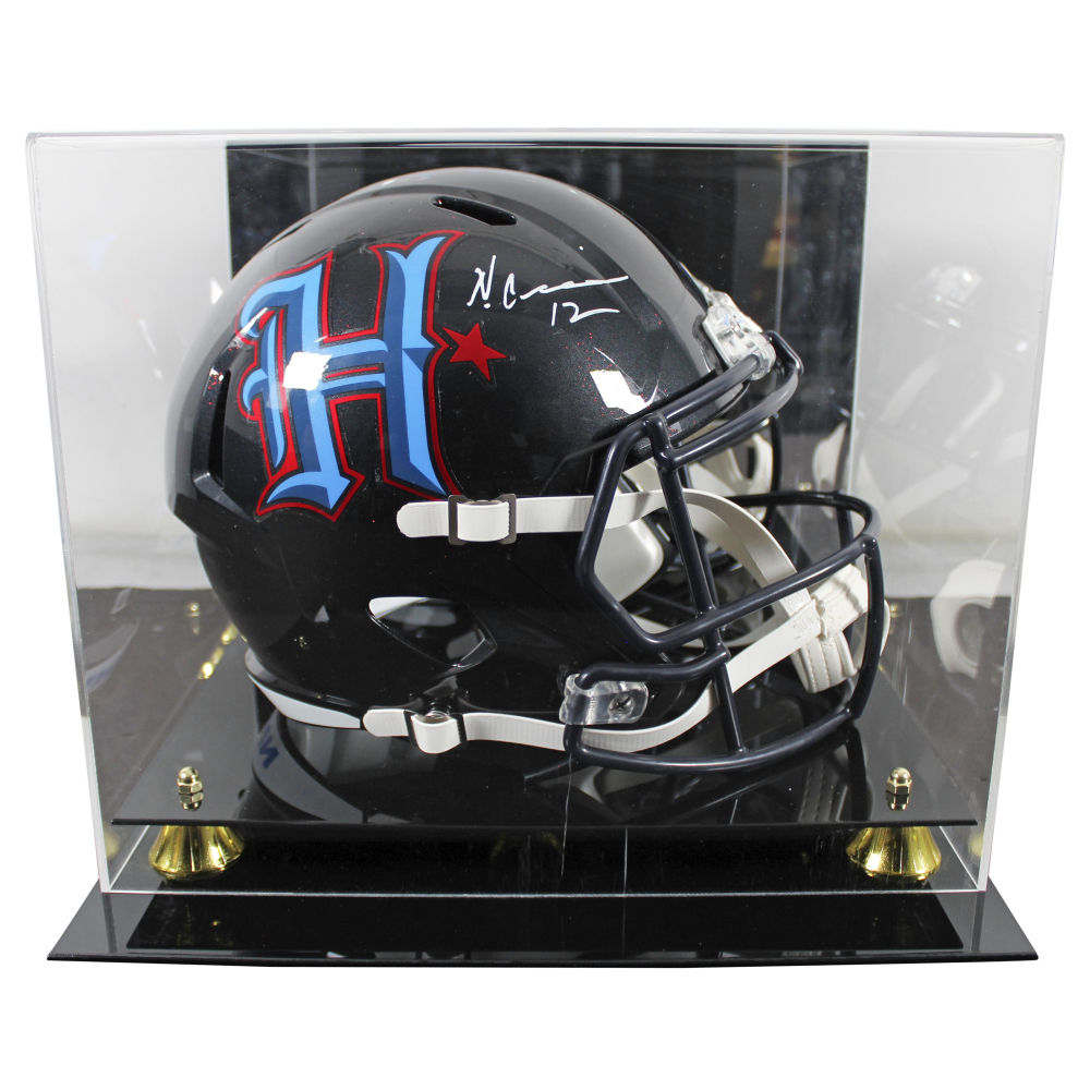 Nico Collins Signed Texans Full-Size Alternate Speed Helmet with ...