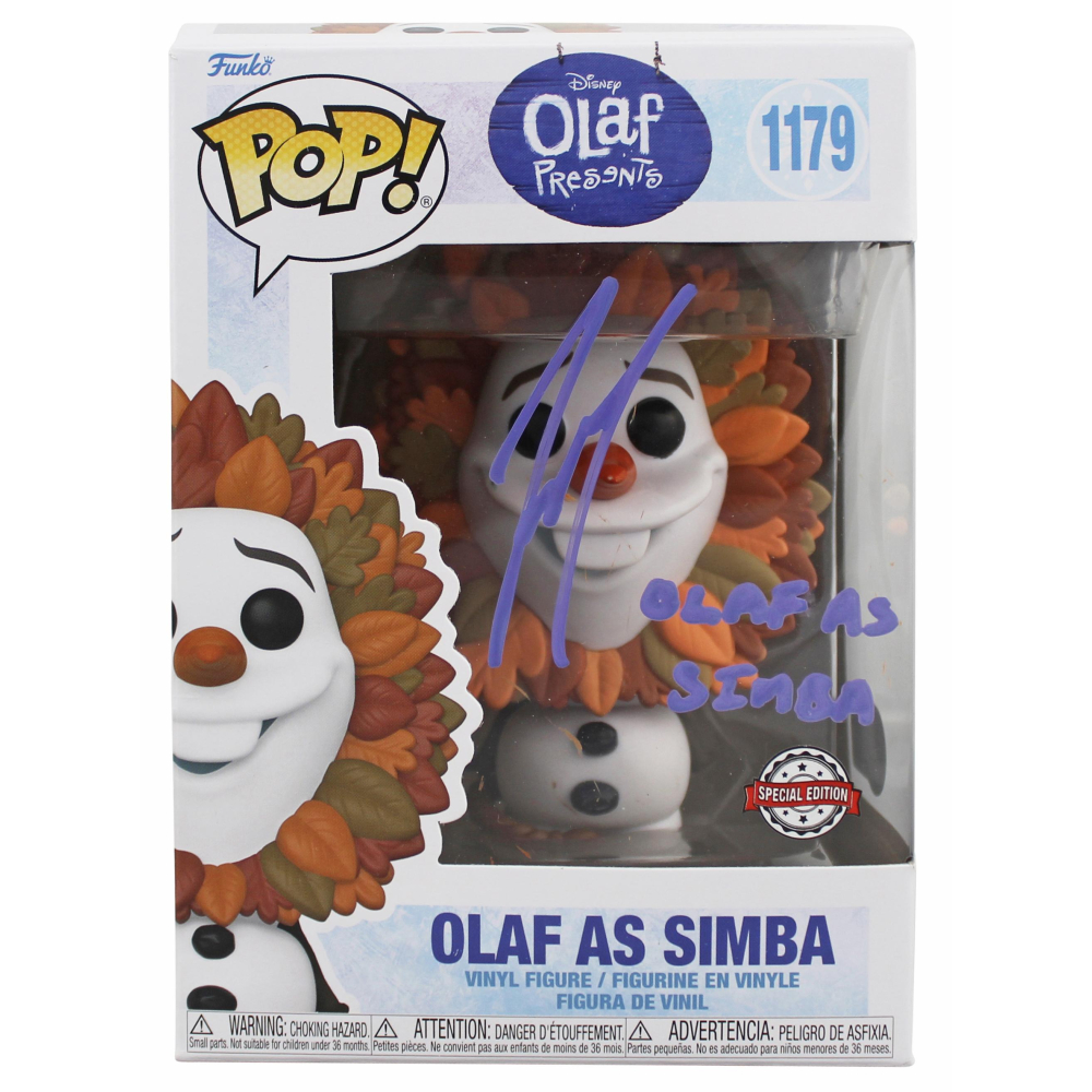 Josh Gad Signed "Olaf Presents" #1179 Olaf as Simba Funko Pop! Vinyl ...