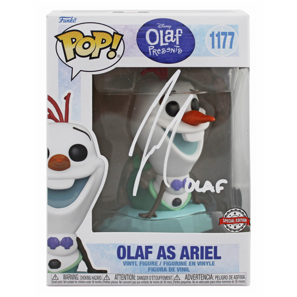Josh Gad Signed "Olaf Presents" #1177 Olaf as Ariel Funko Pop! Vinyl ...