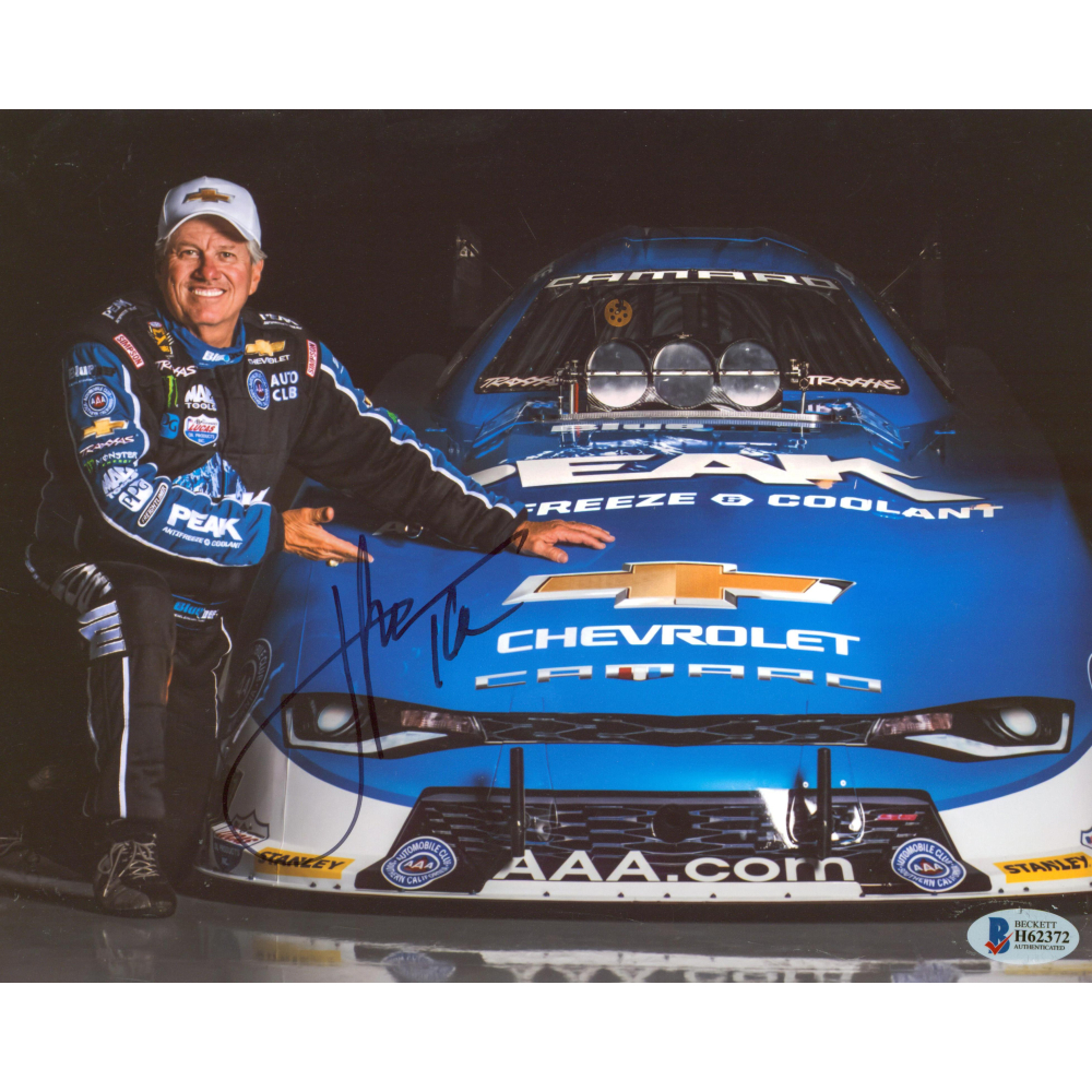 John Force Signed 8x10 Photo (Beckett) | Pristine Auction