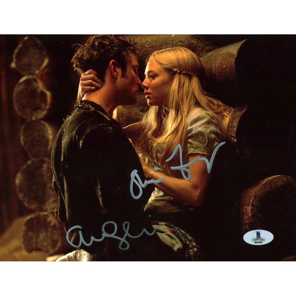 Amanda Seyfried & Shiloh Fernandez Signed "Red Riding Hood" 8x10 Photo ...
