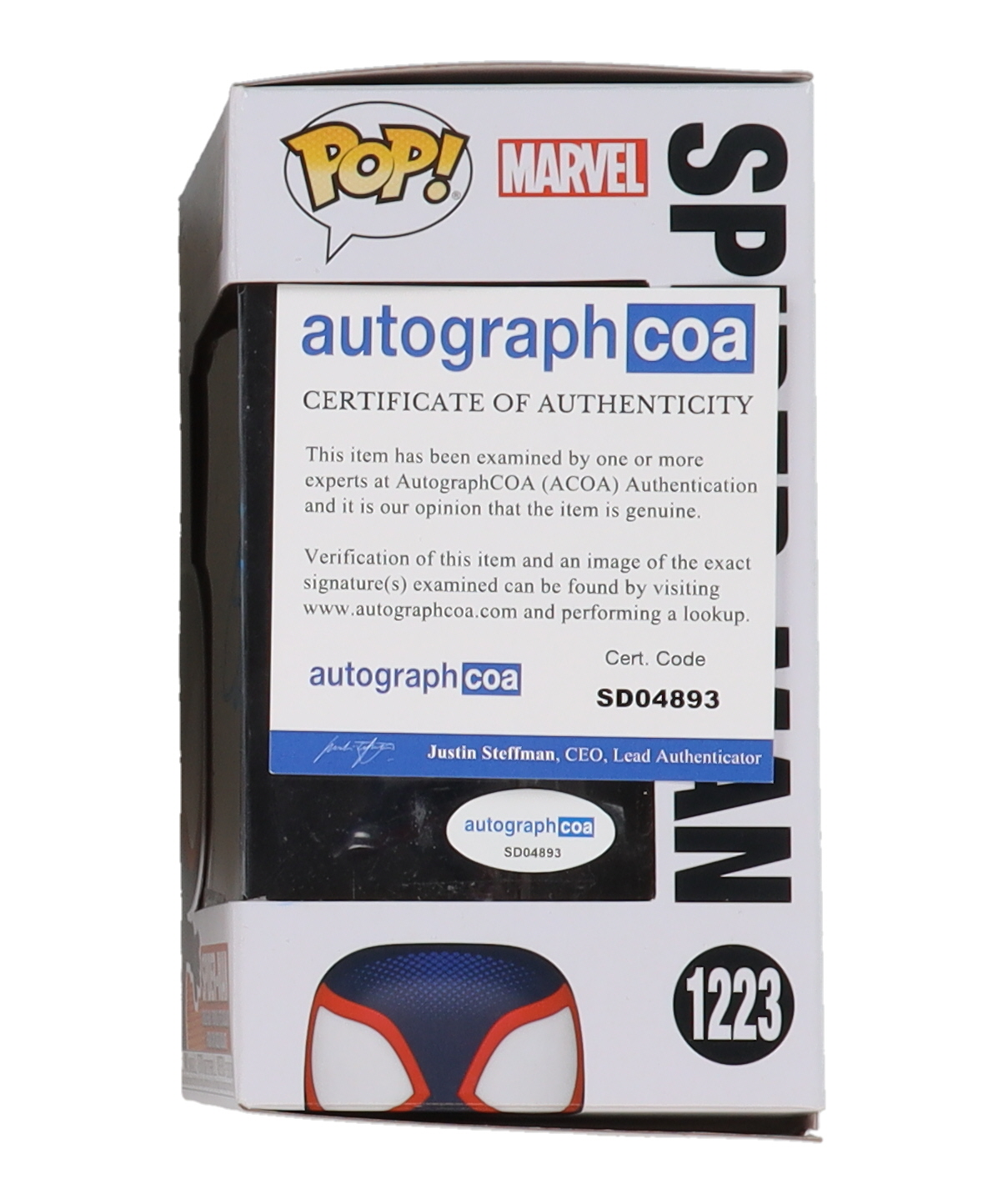 Shameik Moore Signed "Spider-Man: Across The Spider-Verse" #1223 Spider ...