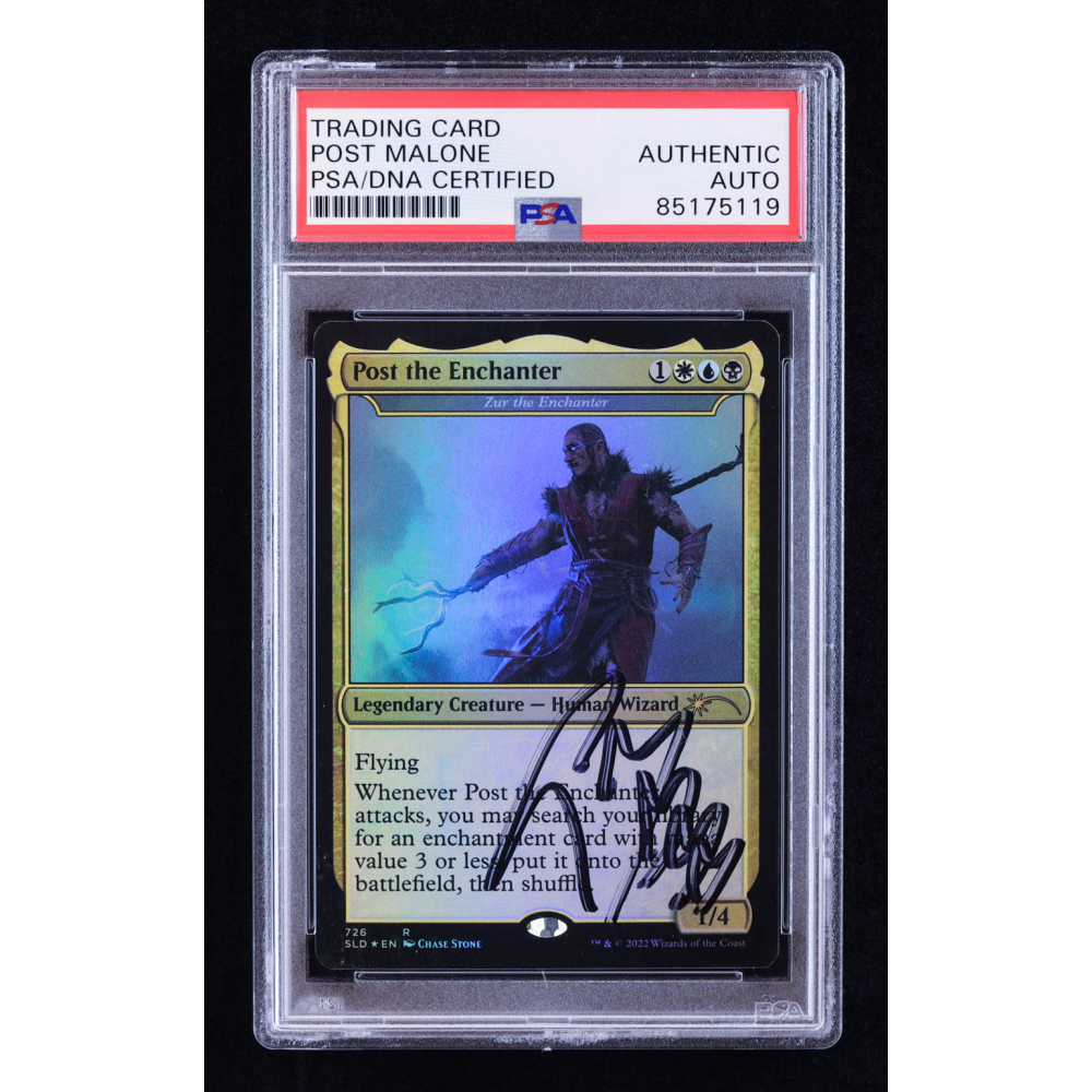 Post Malone Signed 2022 Magic The Gathering Secret Lair Drop Series ...