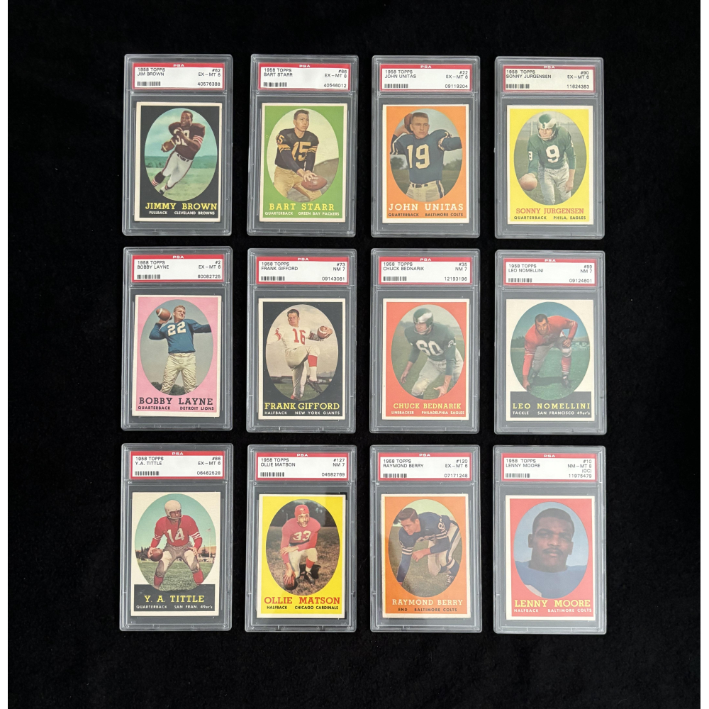 1958 Topps Football Complete Set of (132) Cards (PSA) | Pristine Auction
