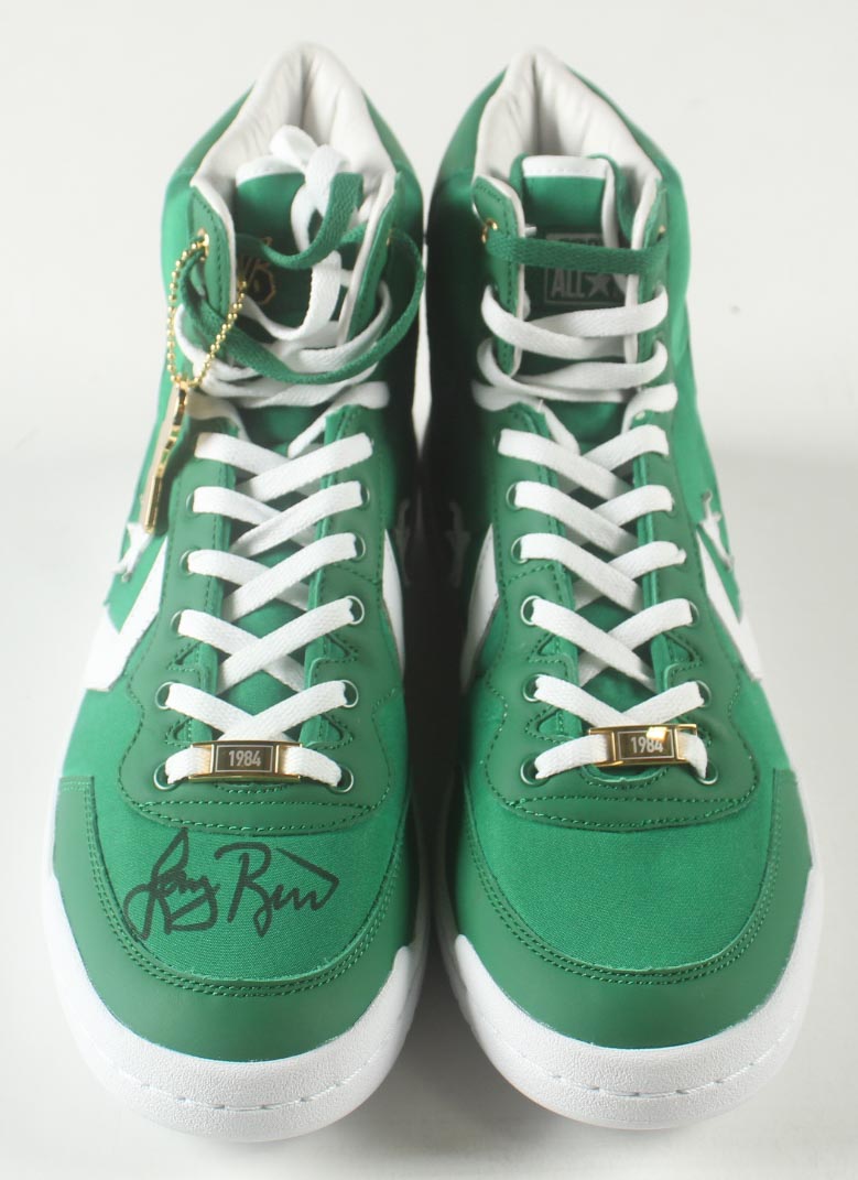 Larry Bird Signed Pair Of Converse Basketball Shoes (Bird & Beckett ...