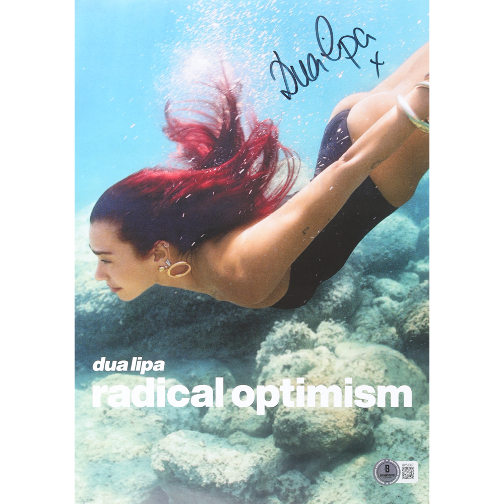 Dua Lipa Signed 8.25x11.75 Photo (Beckett) | Pristine Auction