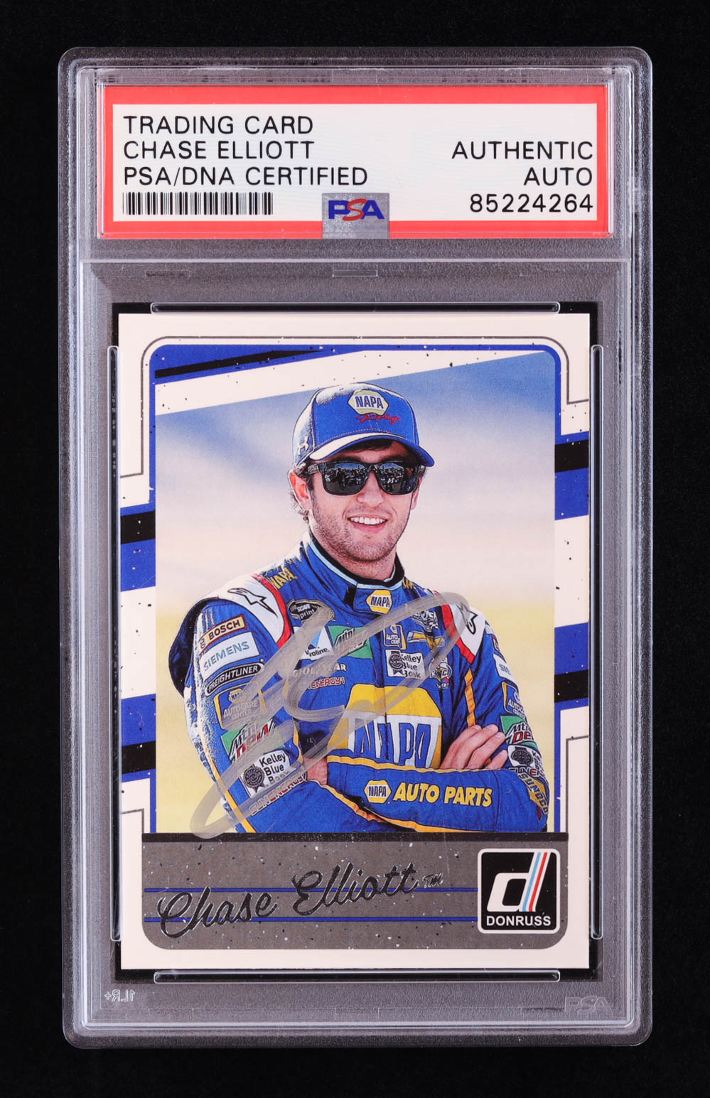 Chase Elliott Signed 2017 Donruss #46 (PSA) | Pristine Auction