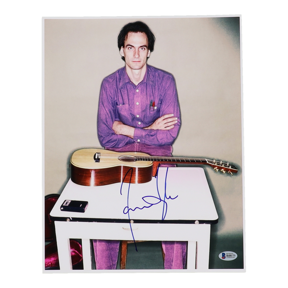 James Taylor Signed 11x14 Photo (Beckett) | Pristine Auction