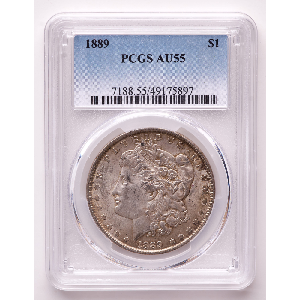 1889 Morgan Silver Dollar (PCGS AU55) | Pristine Auction