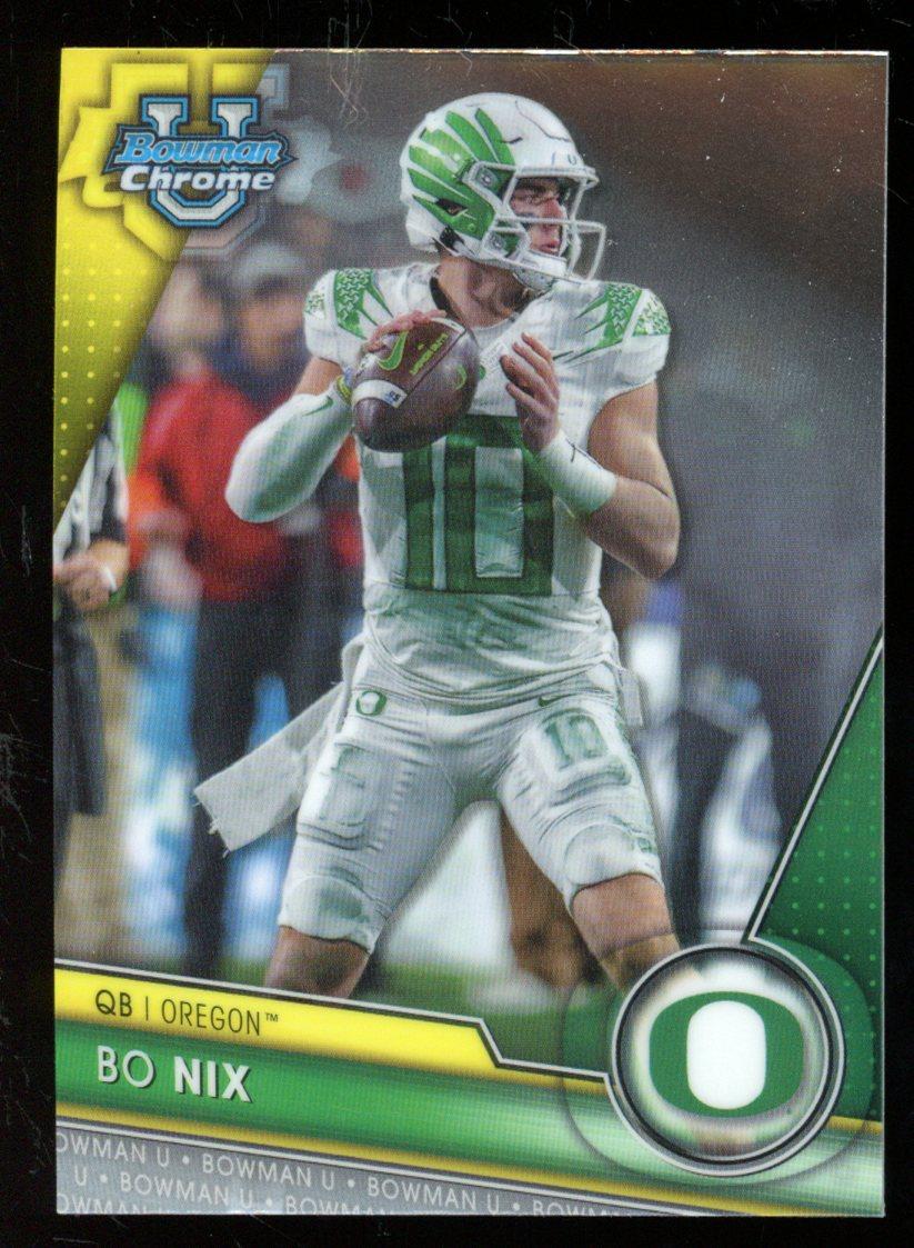 Bo Nix 2023 Topps Bowman Chrome #159 | Pristine Auction