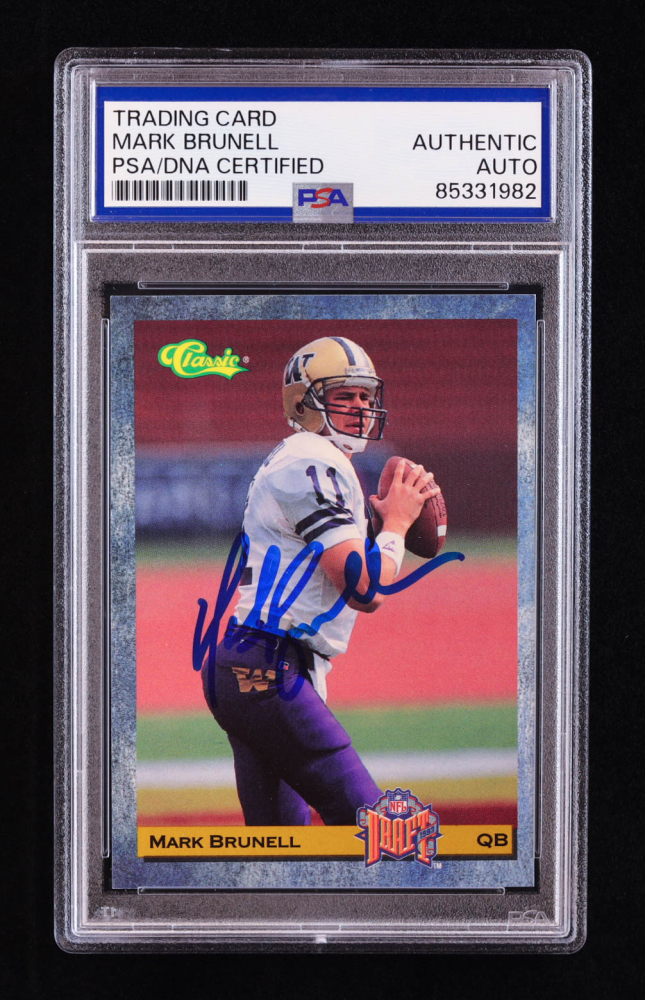 Mark Brunell Signed 1993 Classic #88 RC (PSA) | Pristine Auction