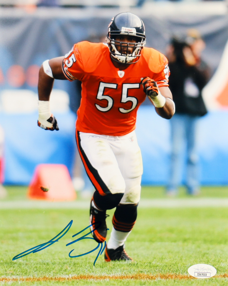 Lance Briggs Signed Bears 8x10 Photo (JSA) | Pristine Auction