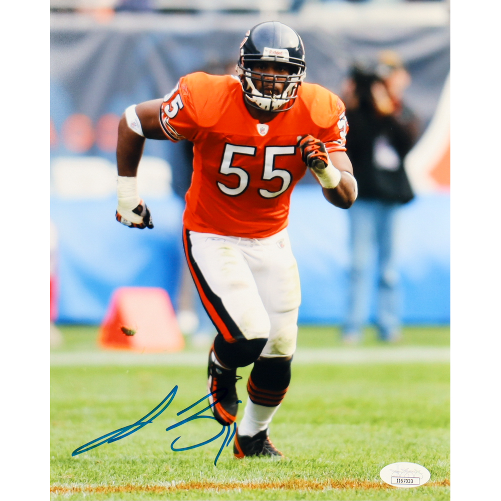 Lance Briggs Signed Bears 8x10 Photo (JSA) | Pristine Auction
